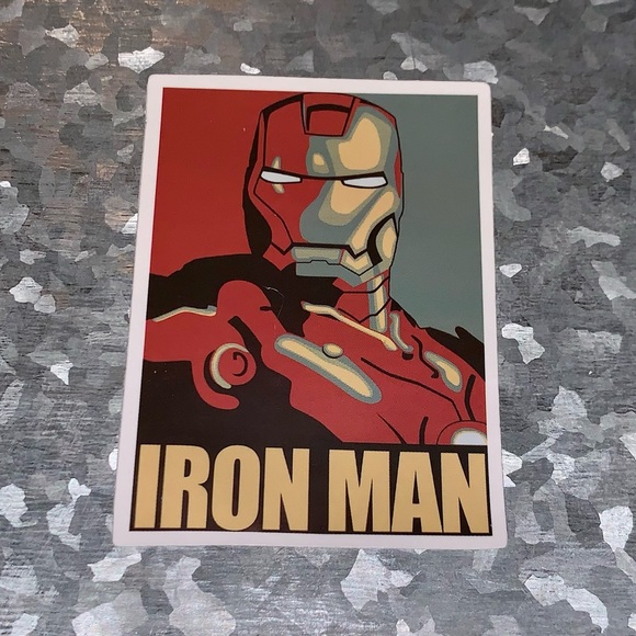 Accessories | Iron Man Waterproof Sticker Marvel | Poshmark